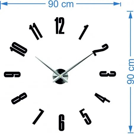 Moderní 3D nástěnné hodiny – Elegantní doplněk do interiéru I SENTOP 12S041