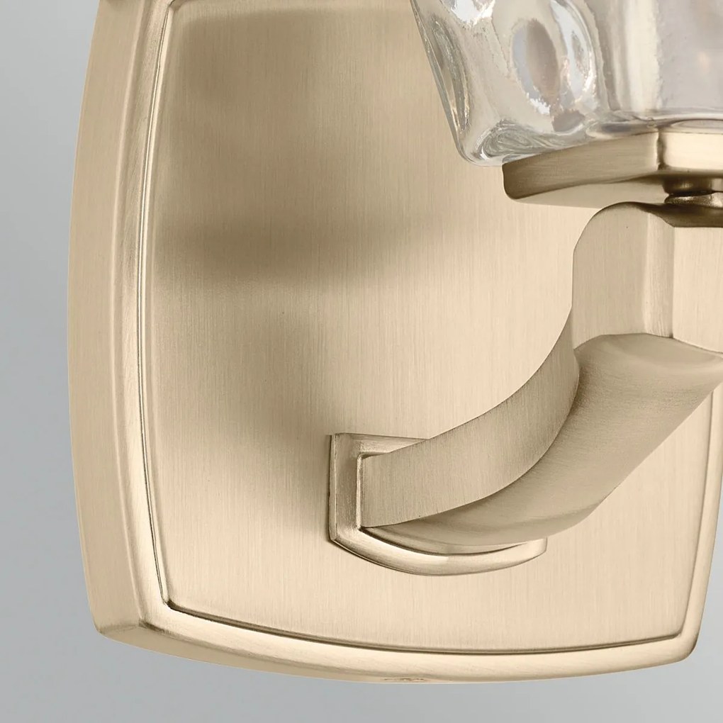 Nástěnné světlo do koupelny Elstead Marant IP44 Bronz/ čiré sklo