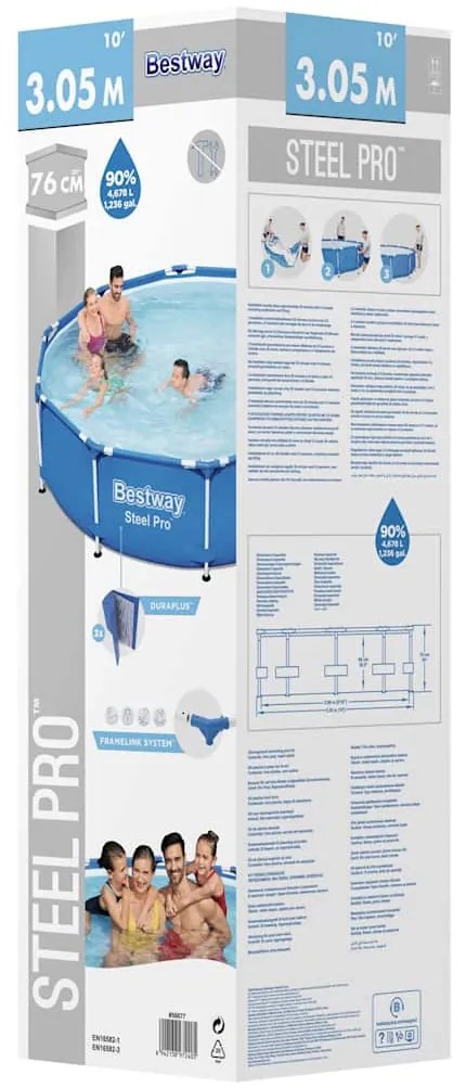 Bestway Bazén Steel Pro 305 x 76 cm