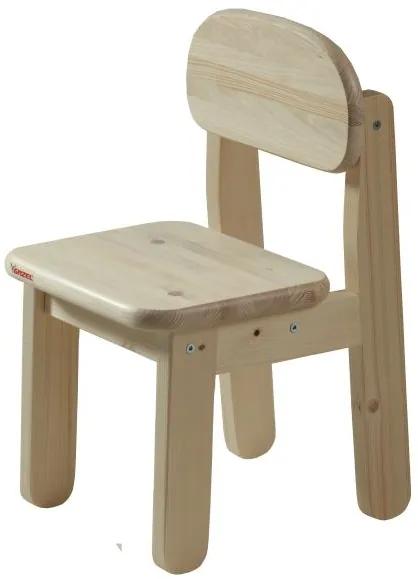 Dětská židlička PUPPI - přírodní