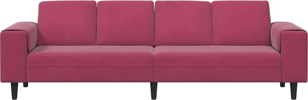 Pohovka do obývacího pokoje Víno Červené 250 x 77 x 76 cm 3335095