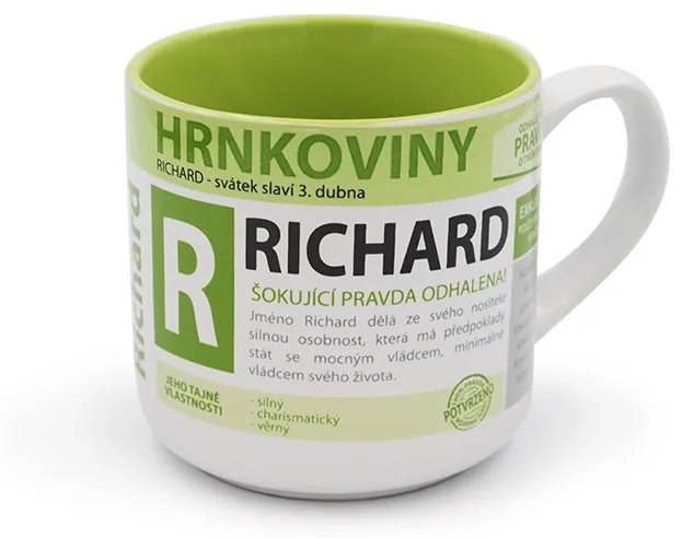 Hrnek se jménem RICHARD Hrnkoviny