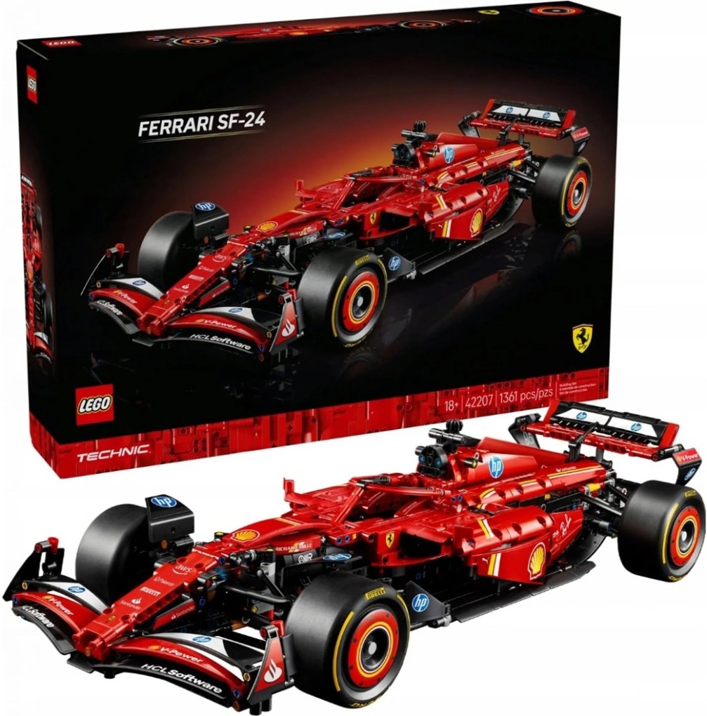 Lego technic 42207 auto ferrari sf-24 f1 5702017816302
