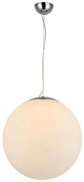 AZzardo AZ1329 DECOline WHITE BALL 50 stropní závěsné svítidlo 1xE27 40W IP20 bílá Závěsná svítidla