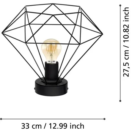 Eglo 43004 - Stropní svítidlo TARBES 1xE27/60W/230V