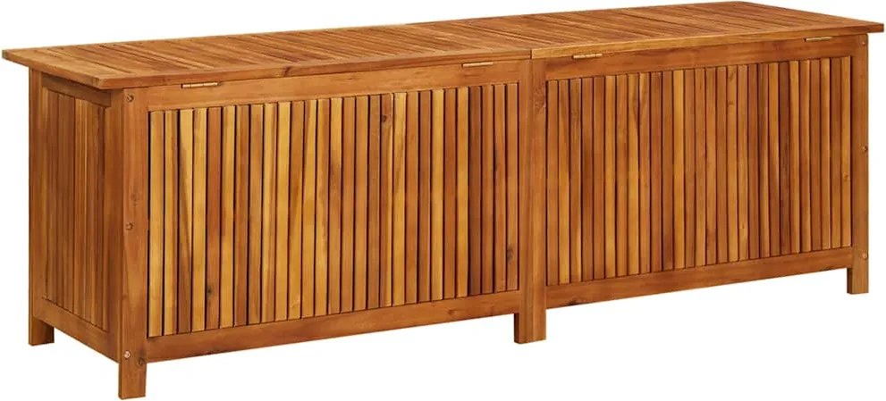Zahradní úložný box 175 x 50 x 58 cm masivní akáciové dřevo 316499