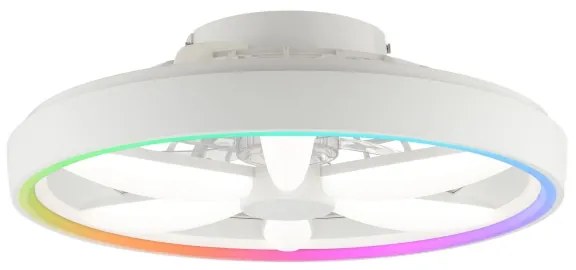 Brilliant - LED RGBW Stropní ventilátor se světlem GAIANO LED/48W/230V bílá + DO
