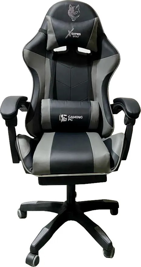 TRENDIE Herní křeslo šedé