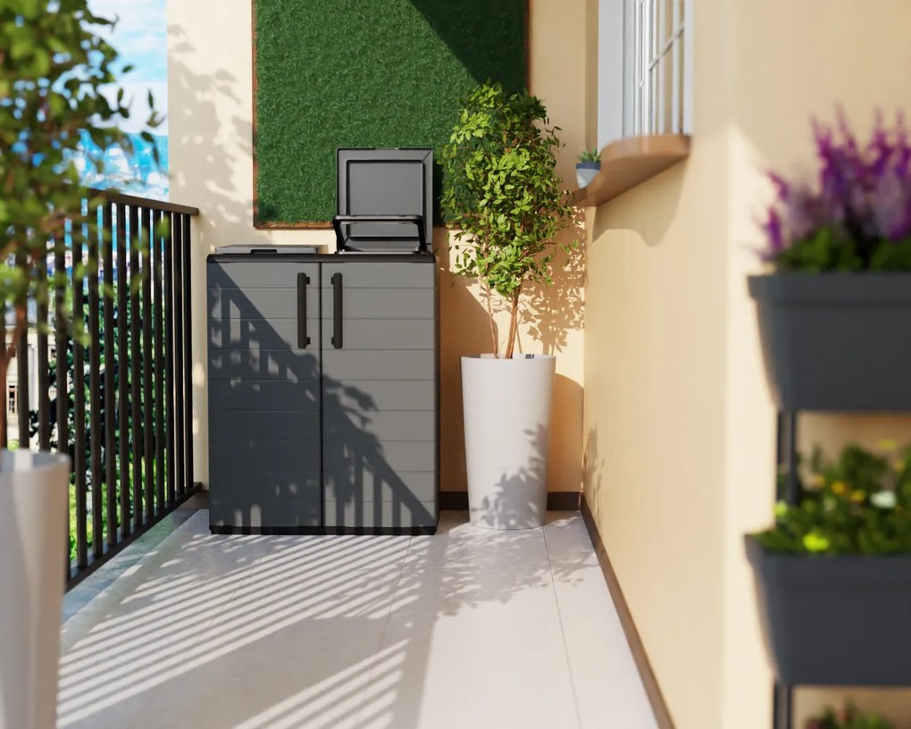 ARTPLAST Plastová skříň na tříděný odpad PLAIN ECO P71-ECO