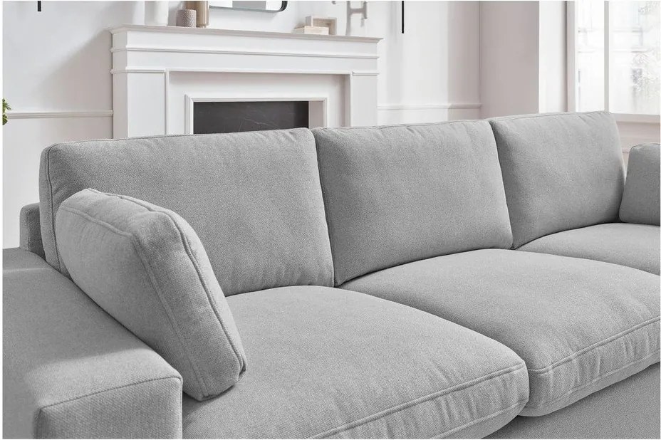 Světle šedá pohovka 250 cm Belair – Bobochic Paris