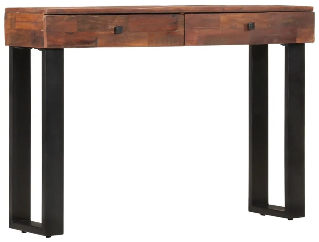 282883 vidaXL Konzolový stolek 110 x 30 x 76 cm masivní recyklované dřevo