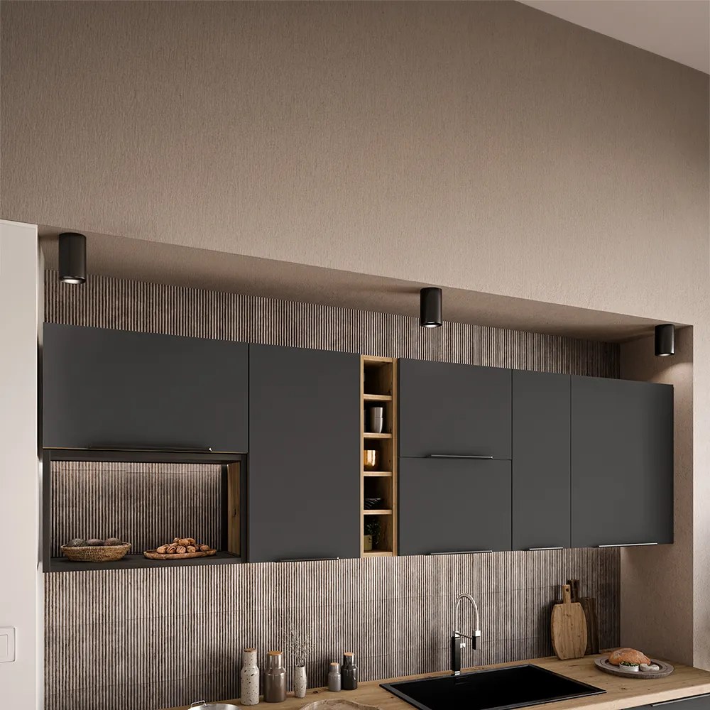 ARIA pa | dolní skříňka 50 ZL 1F dřezová | 50 cm | ANTI FINGERPRINT povrch | artisan/šedá grafit