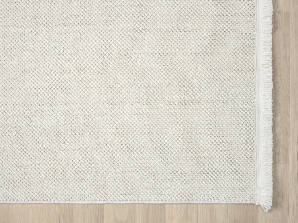 My Flair, Kusový koberec Ava weiß, 80x150, bílá, chodba / předsíň