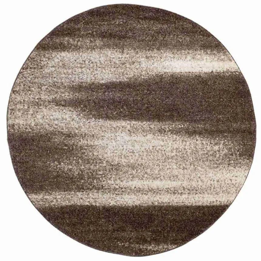 Kusový koberec Adonis hnědý kruh 180x180cm