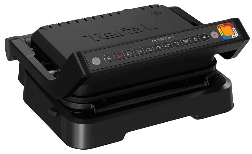 Elektrický gril Tefal OptiGrill 2v1 GC772830 Černý