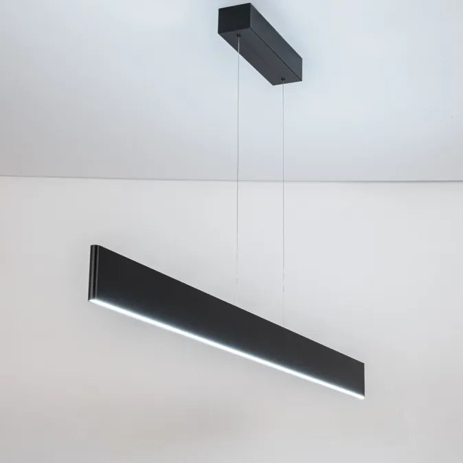 Závěsné stmívatelné LED svítidlo Linear 150 Black