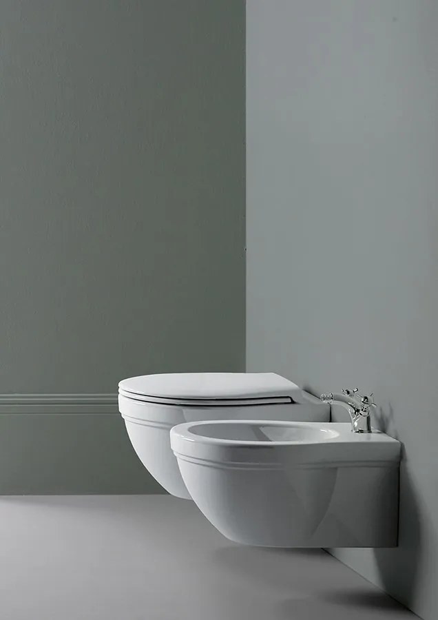 GSI GSI, CLASSIC bidet závěsný 37x55 cm, bílá ExtraGlaze, 8765111