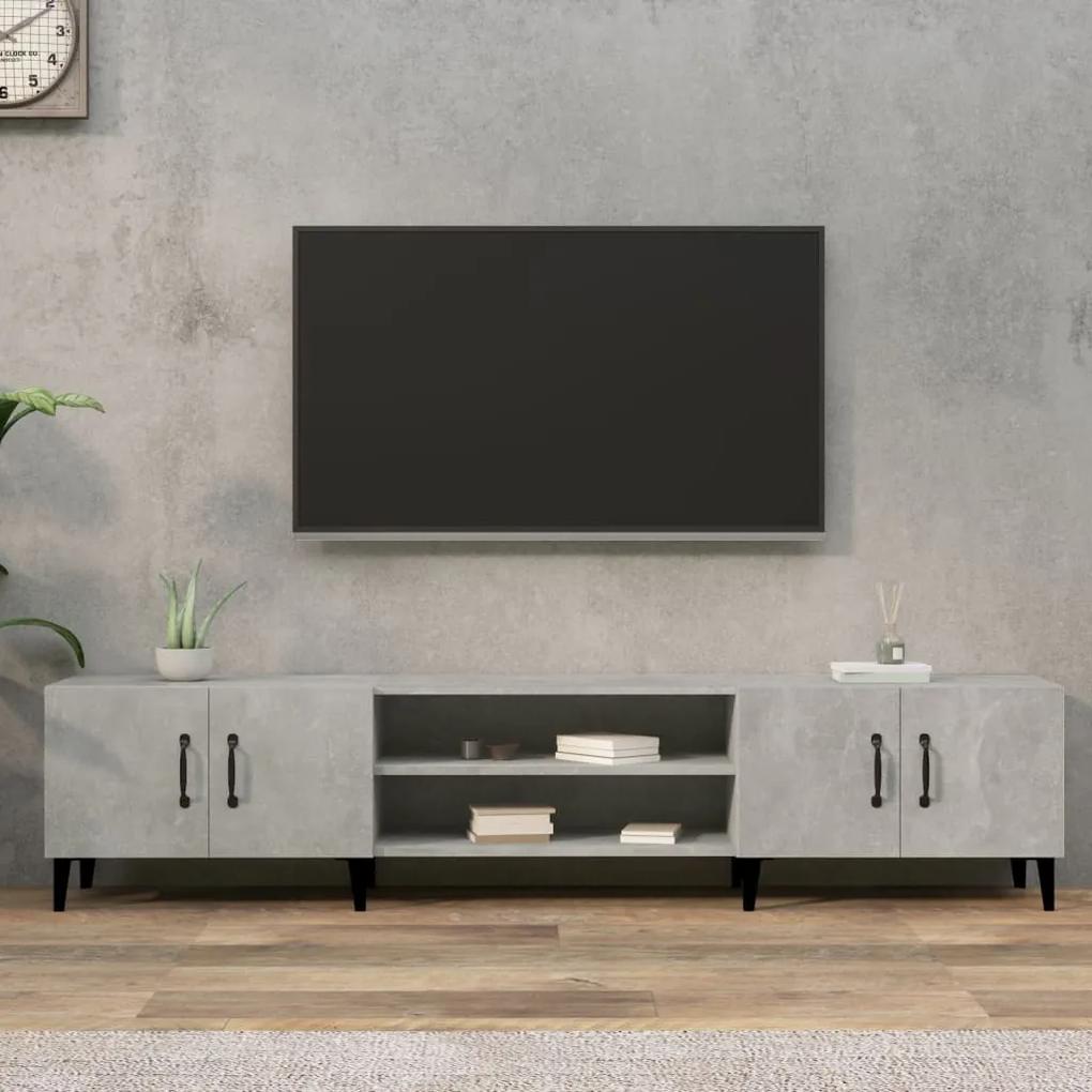 vidaXL TV skříňka betonově šedá 180 x 31,5 x 40 cm kompozitní dřevo