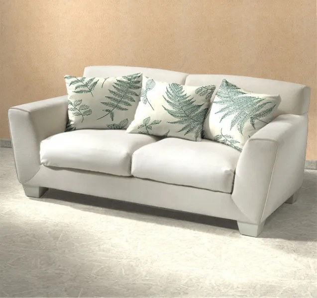Dadka Povlečení krep Kapradí banán  240x220, 2x70x90 cm