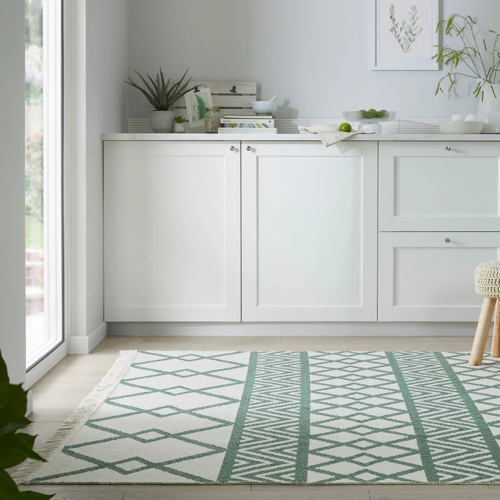 Flair Rugs koberce Kusový koberec Deuce Teo Recycled Rug Green - 160x230 cm