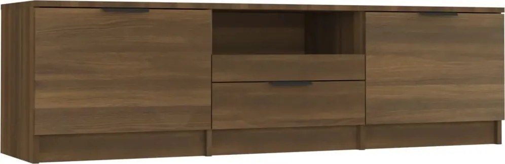 vidaXL TV skříňka 140 x 35 x 40 cm kompozitní dřevo [811452] Barva: kouřový dub