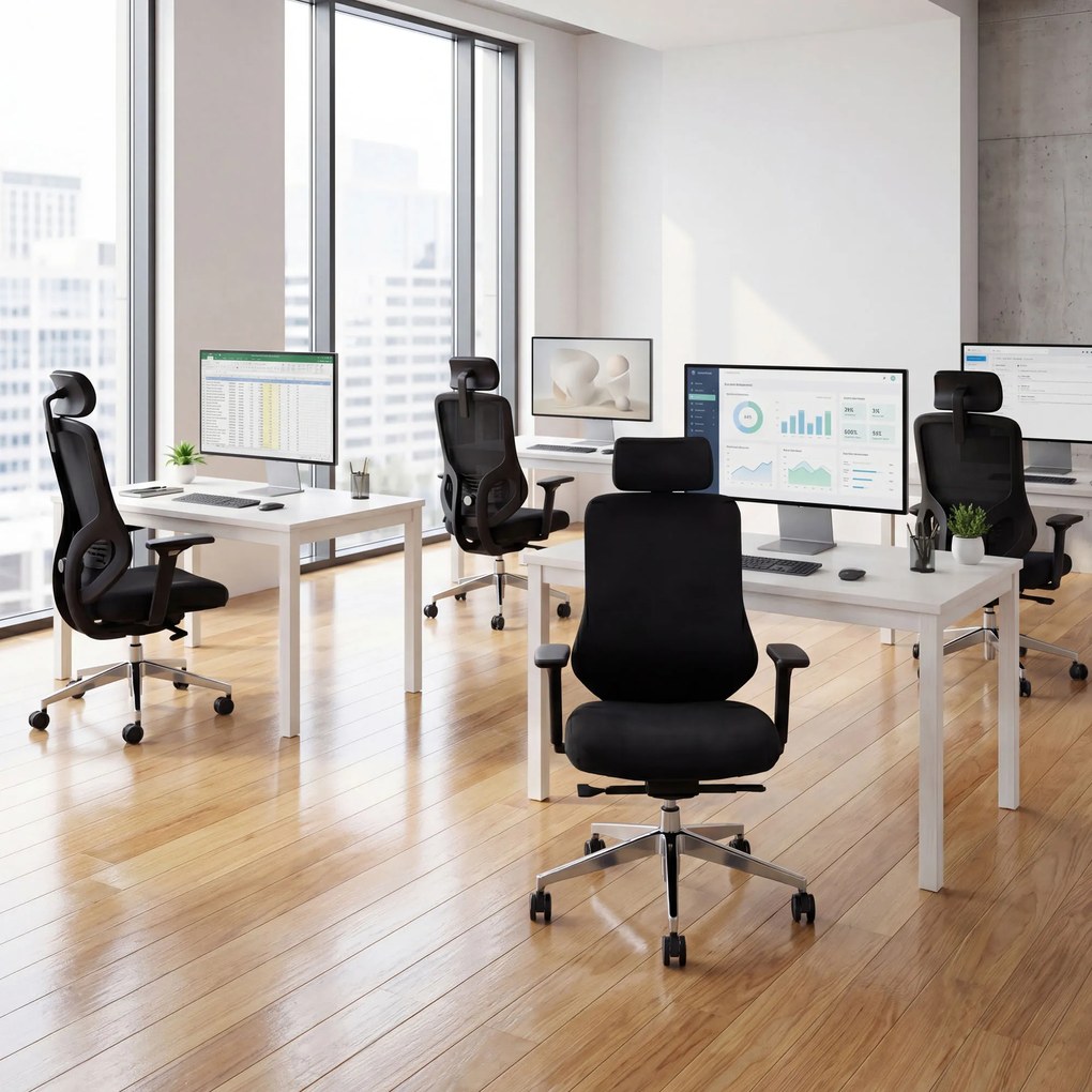 Ergonomická kancelářská židle černá AXIS
