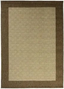 Oriental Weavers, Kusový koberec SISALO/DAWN 3682/J84D – na ven i na doma, 66x120, béžová, hnědá, chodba / předsíň