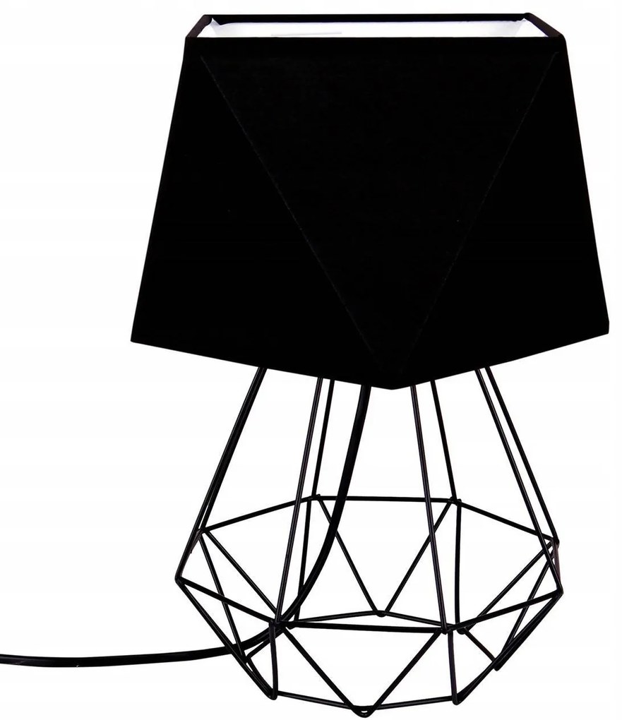 Stolní lampa Diamond 1, 1x textilní stínítko (výběr ze 12 barev), (výběr ze 3 barev konstrukce)