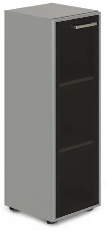 Střední úzká skříň TopOffice Premium, levá, 39,9 x 40,4 x 119,5 cm