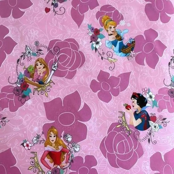 Jerry Fabrics Povlečení Princezny Pink 02 140x200, 70x90 cm