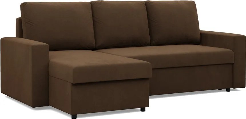 Rohová rozkládací sedací souprava Neo - rovný bok - model 2