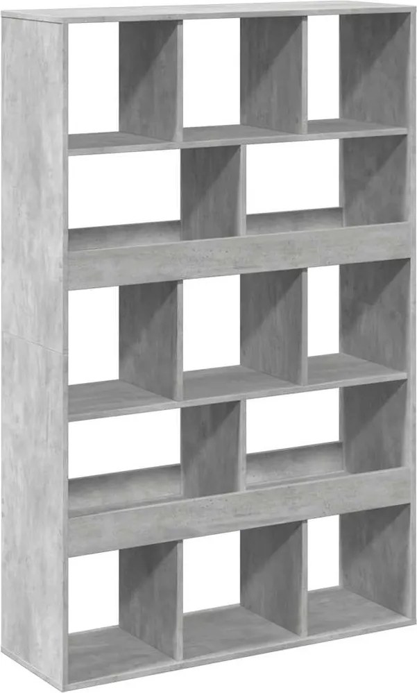 Dělicí stěna betonově šedá 100 x 33 x 156,5 cm kompozitní dřevo 3309531