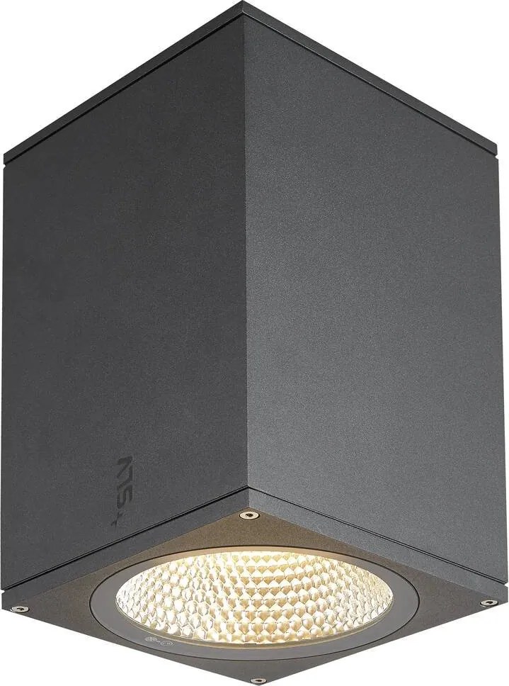 LA 1003439 ENOLA SQUARE L Outdoor, stropní LED svítidlo, antracitové, CCT 3000/4000K - BIG WHITE (SLV)