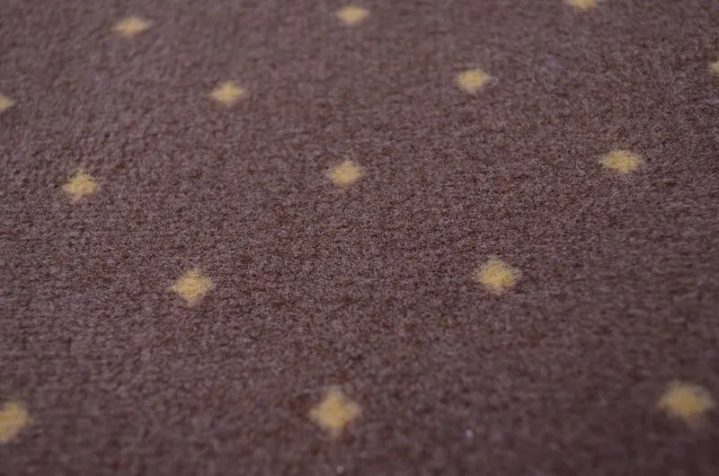 Kusový koberec AKTUA Mateio hnědý