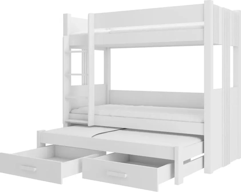 Třílůžková patrová postel ARTEMA 180x80