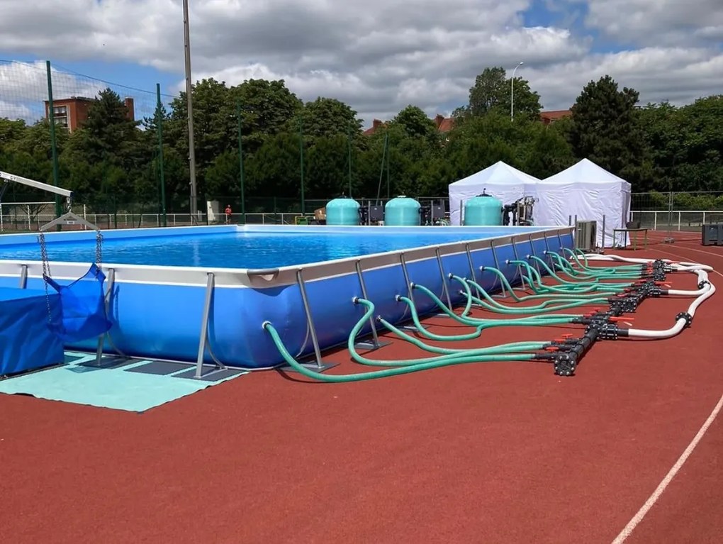 Technypools Bazén MEGA 950 9,51 x 5,66 x 1,47 m (0413P) Barva: zelená