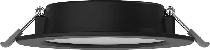 Mexen LDRR, LED stropní svítidlo na zapuštění, průměr 12 cm 12 cm, 6W, neutrální - 4000K, 390 lm, černá - L210-012-0640-70
