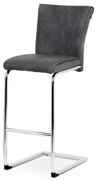 Sconto Barová židle LUISA šedá | BIANO