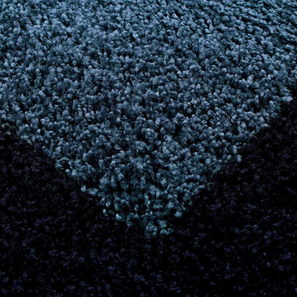 Ayyildiz koberce Kusový koberec Life Shaggy 1503 navy kruh ROZMĚR: 120x120 (průměr) kruh