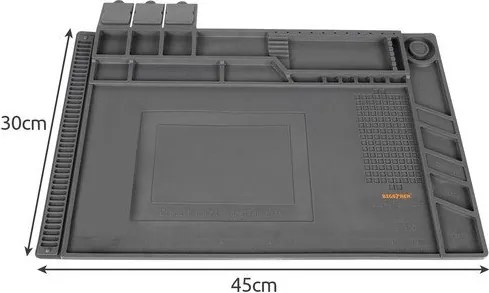 Silikonová podložka s magnetickými přihrádkami 45×30 cm Bigstren