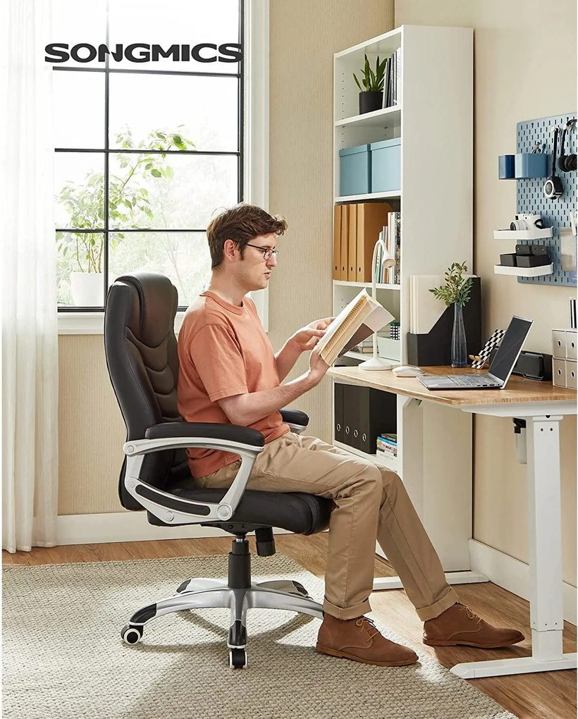 Ergonomická kancelářská židle, výškově nastavitelná otočná židle
