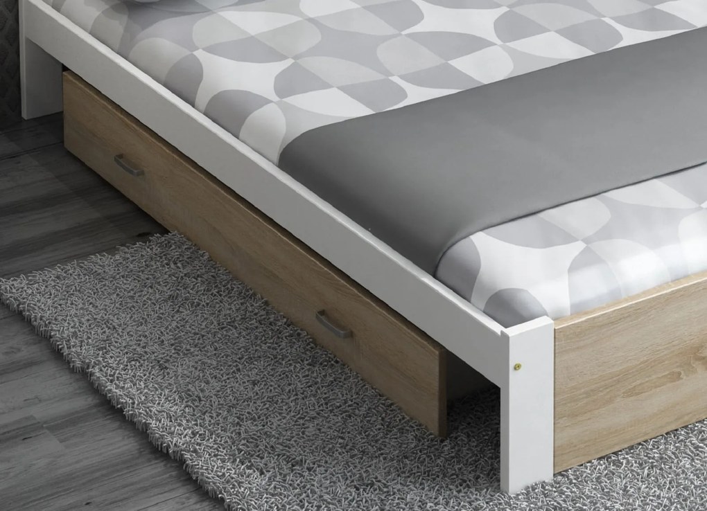 Úložný box pod postel IKAROS 159 cm, dub sonoma