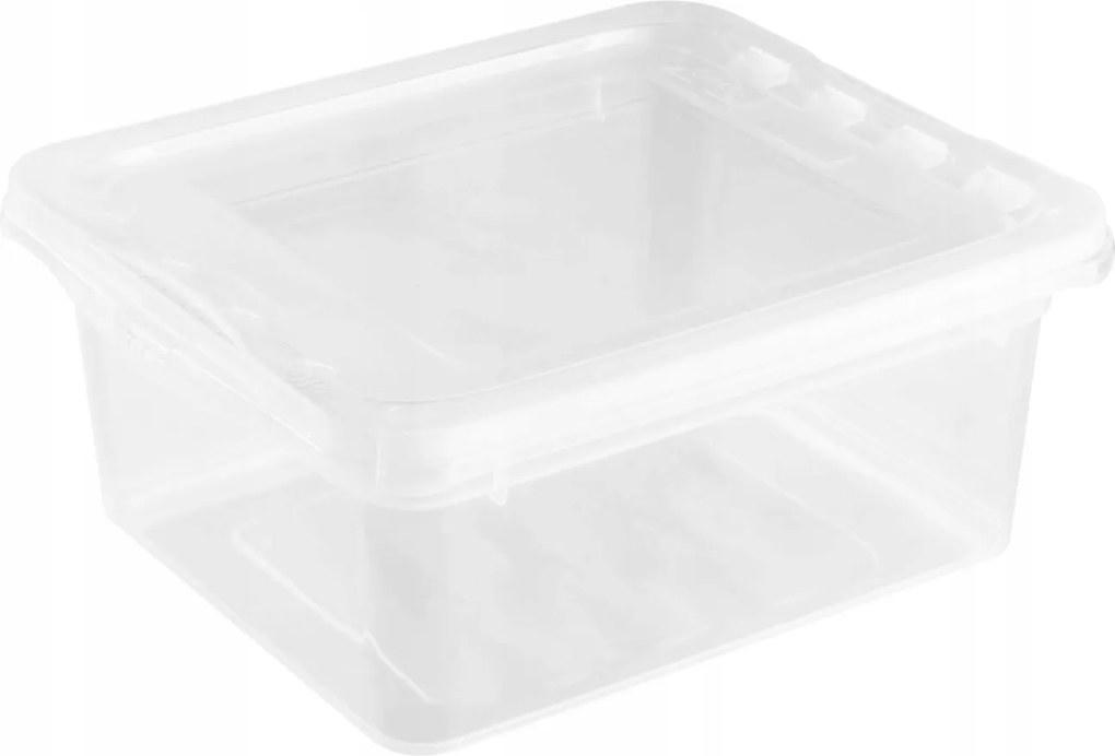 Keeeper Úložný box s víkem (má 2 funkce) BEA Clearbox 1,7L, 19,5 x 16,5 x 8,5 cm