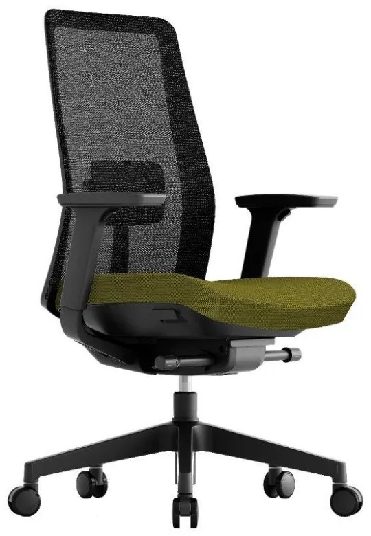 Office Pro Kancelářská ergonomická židle K10 — více barev Šedá