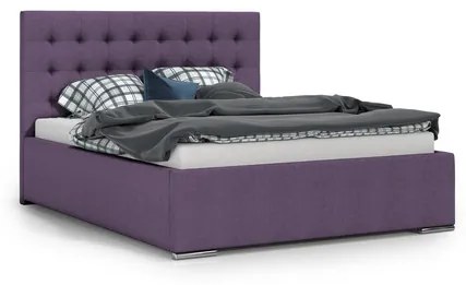 Čalouněná postel PRIMO 160x200 cm Fialová