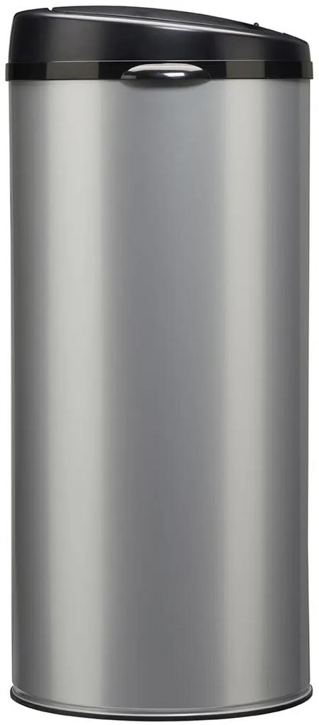 Rossignol SAS Bezdotykový odpadkový koš Rossignol Sensitive Plus 93562, 45 L, matný šedý, RAL 9006