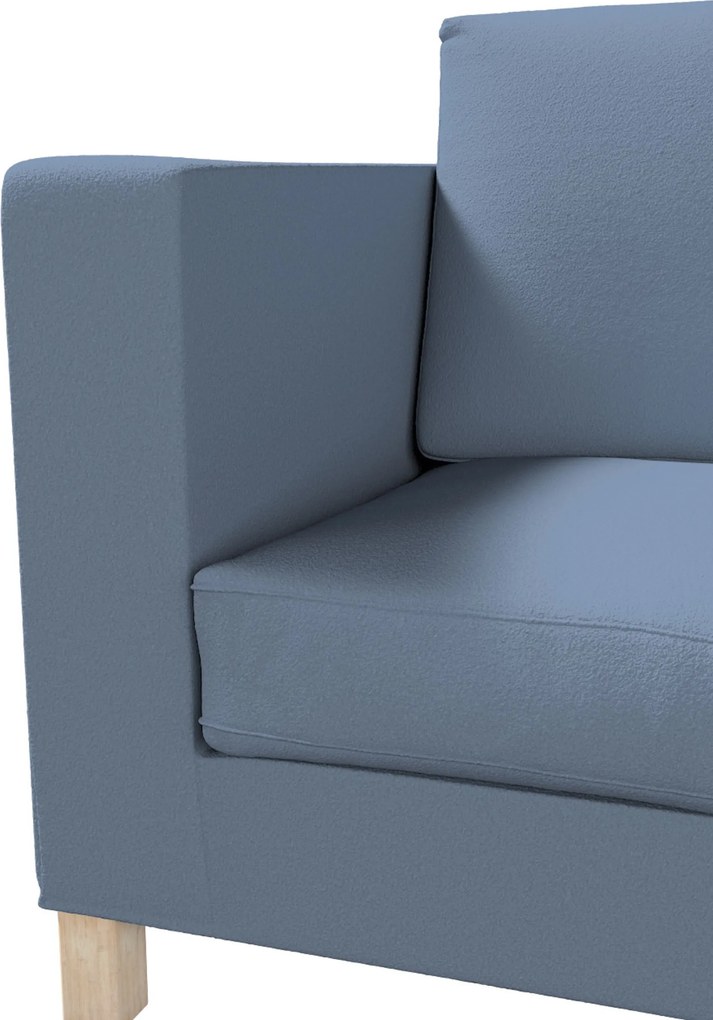 Potah na pohovku IKEA Karlanda 2-místná, krátký barva modrá látka pletený vzor