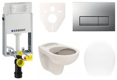 Cenově zvýhodněný závěsný WC set Geberit k zazdění + WC Ceramia S-Line SIKOGE1U8