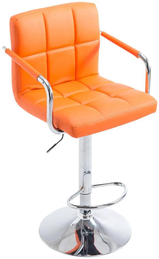 Barová židle Luccia  - Oranžová