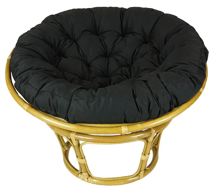 Ratanový PAPASAN, světlý, průměr 110 cm